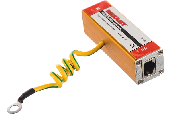 Грозозащита витой пары Rexant разъем RJ45 - цена, купить на wifi.kz