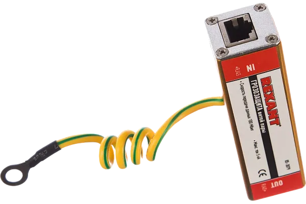 Грозозащита витой пары Rexant разъем RJ45 - цена, купить на wifi.kz