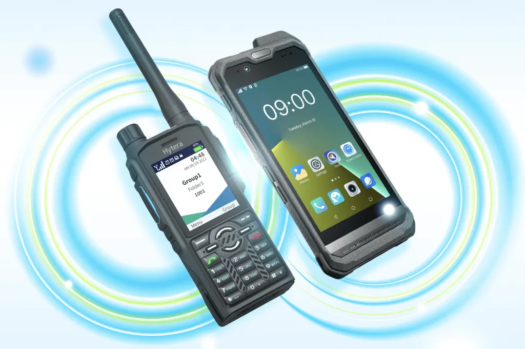 Радиостанция Hytera TETRA PT590 и Hytera XRugged PNC460